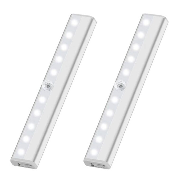 10 Lights Switched Stick On Led Light Motion Sensor Light Bar ...
