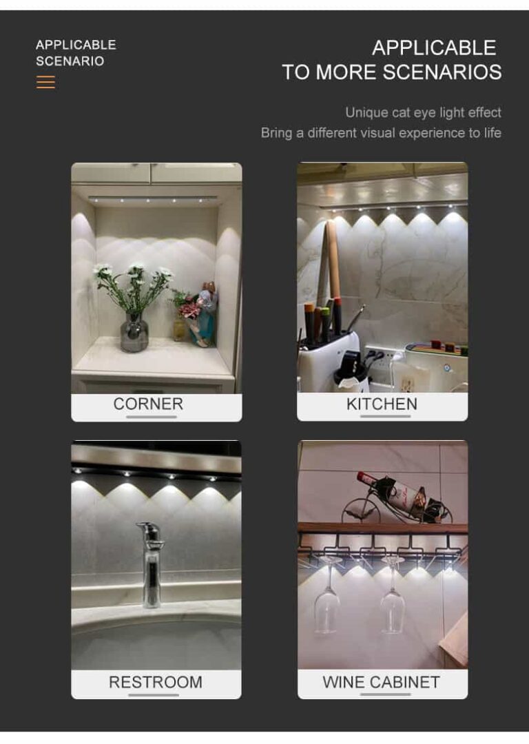 60cm Stick-on Led Light Wall Lamp Motion Activated Sensor Led Night ...