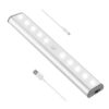 10 Lights Switched Stick On Led Light Motion Sensor Light Bar ...